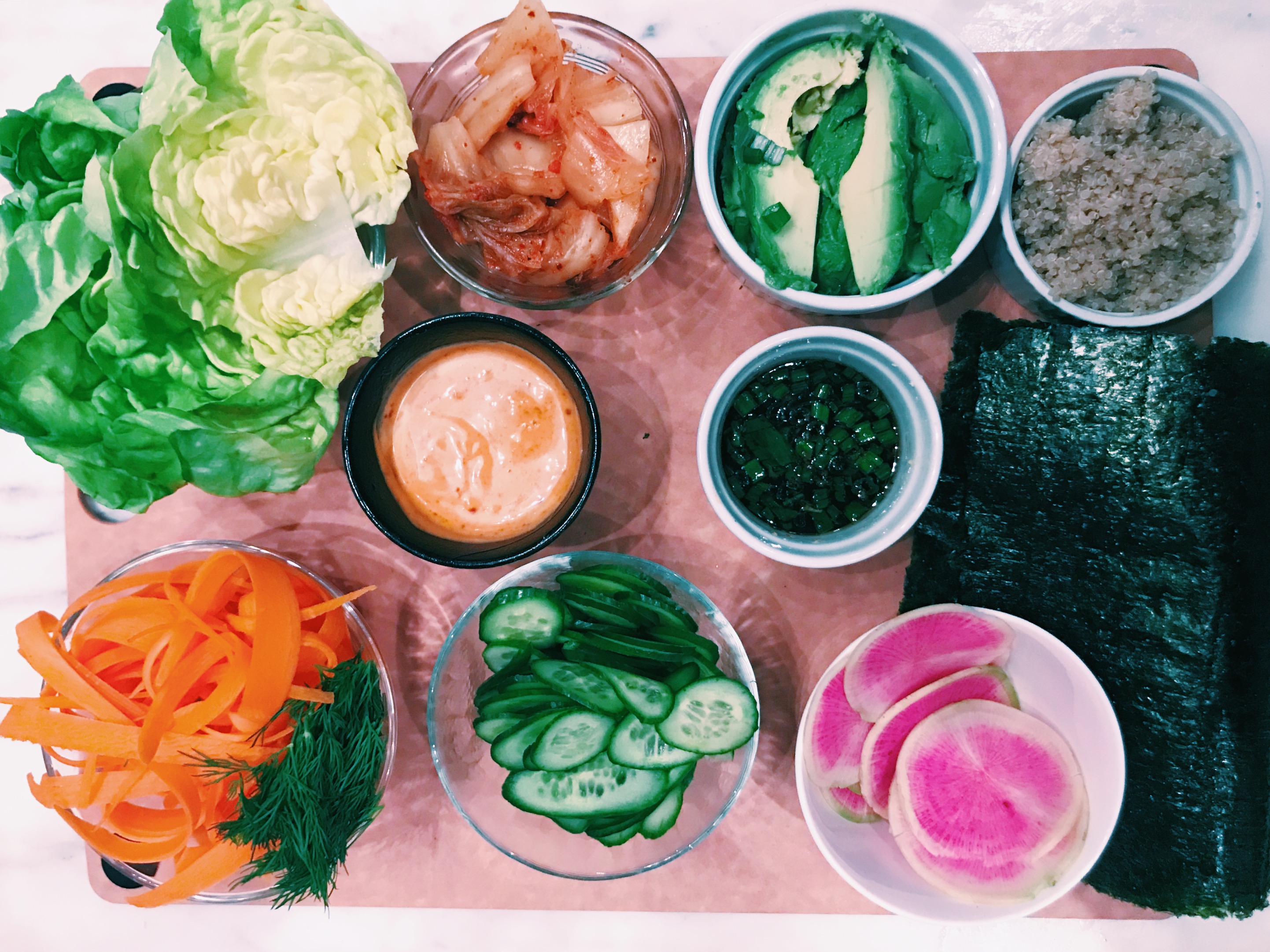 BUILD-YOUR-OWN NORI WRAPS - Bonberi