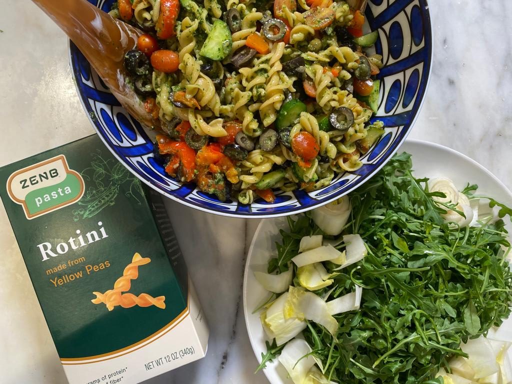 ZENB Tuscan Pesto Pasta Salad - Bonberi